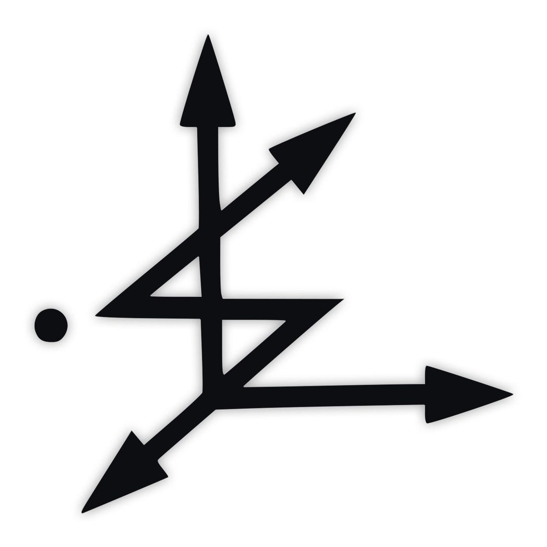 Chaos Magick Sigil Vinyl Decal – Occult Witchcraft Symbol Sticker ...