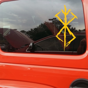 Berserk Symbol Vinyl Sticker V2 | Custom Color/size Viking Berserker ...