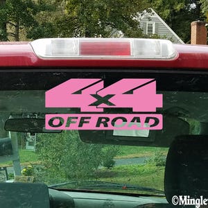 Pair 4X4 off Road V5 Vinyl Decal Stickers - 4 by 4 Truck 4 X 4 4-wheel ...
