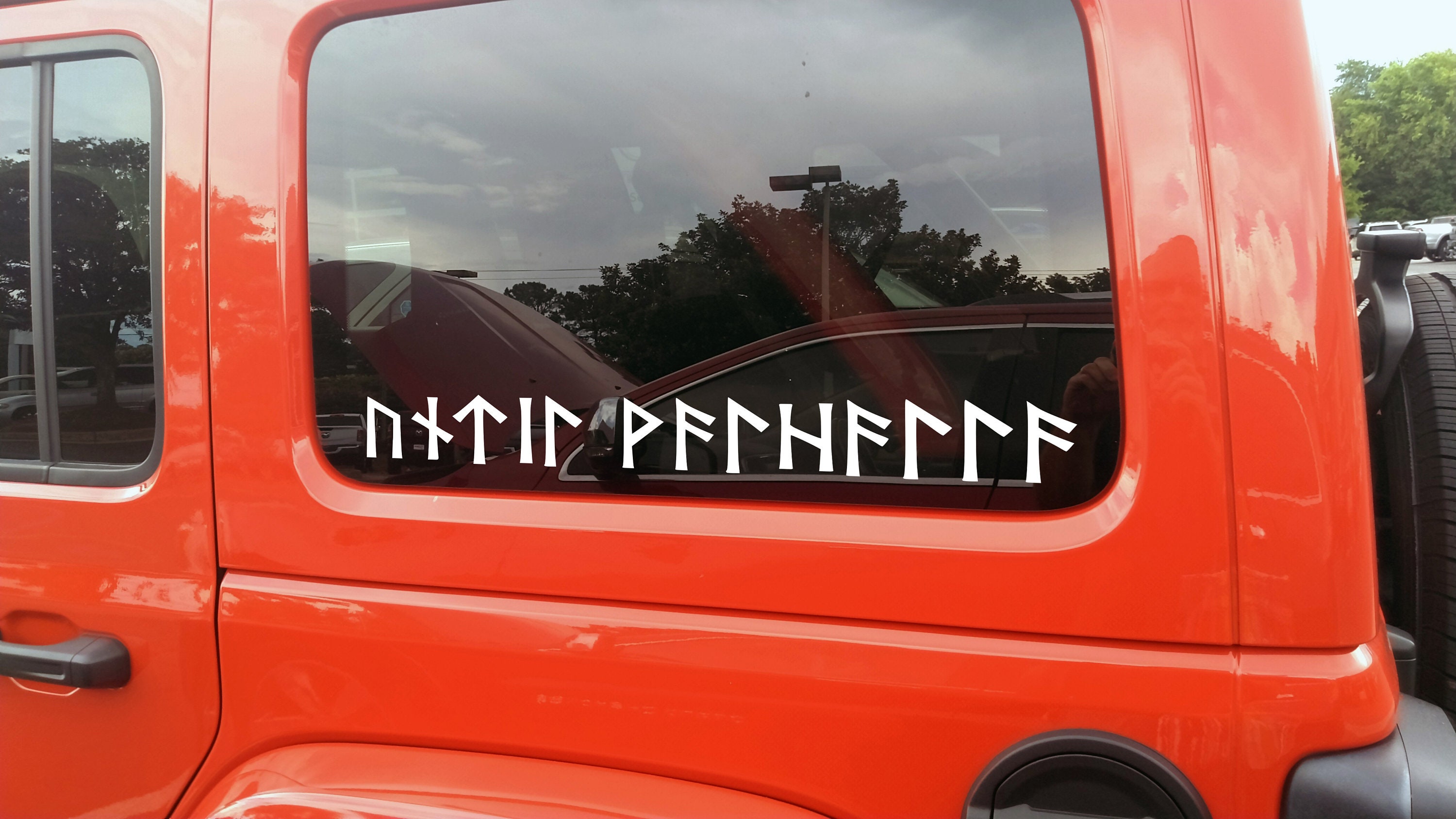 Until Valhalla in Norse Runes Vinyl Decal Viking Futhark | Etsy