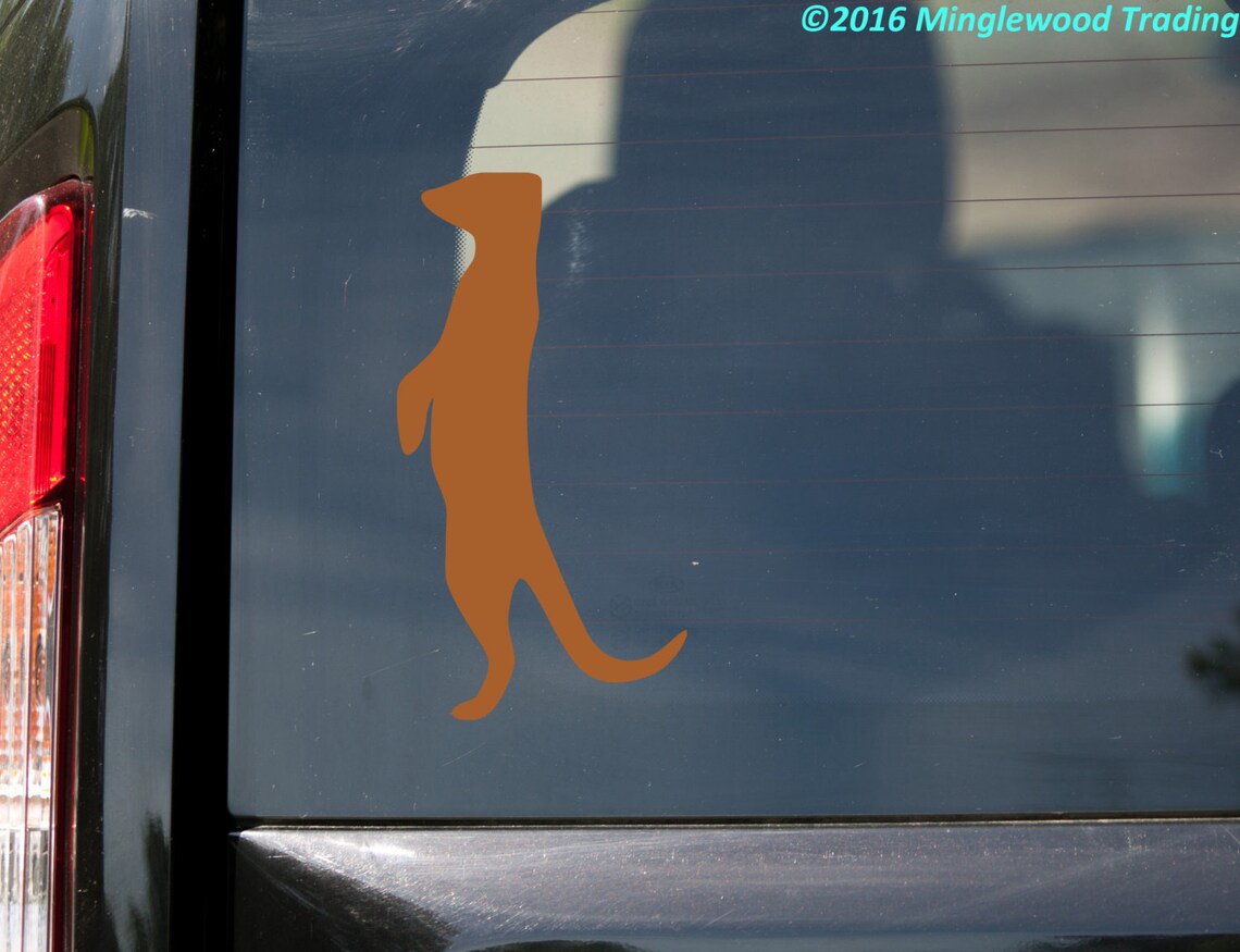 Meerkat Vinyl Decal Sticker Suricate Mongoose - Etsy