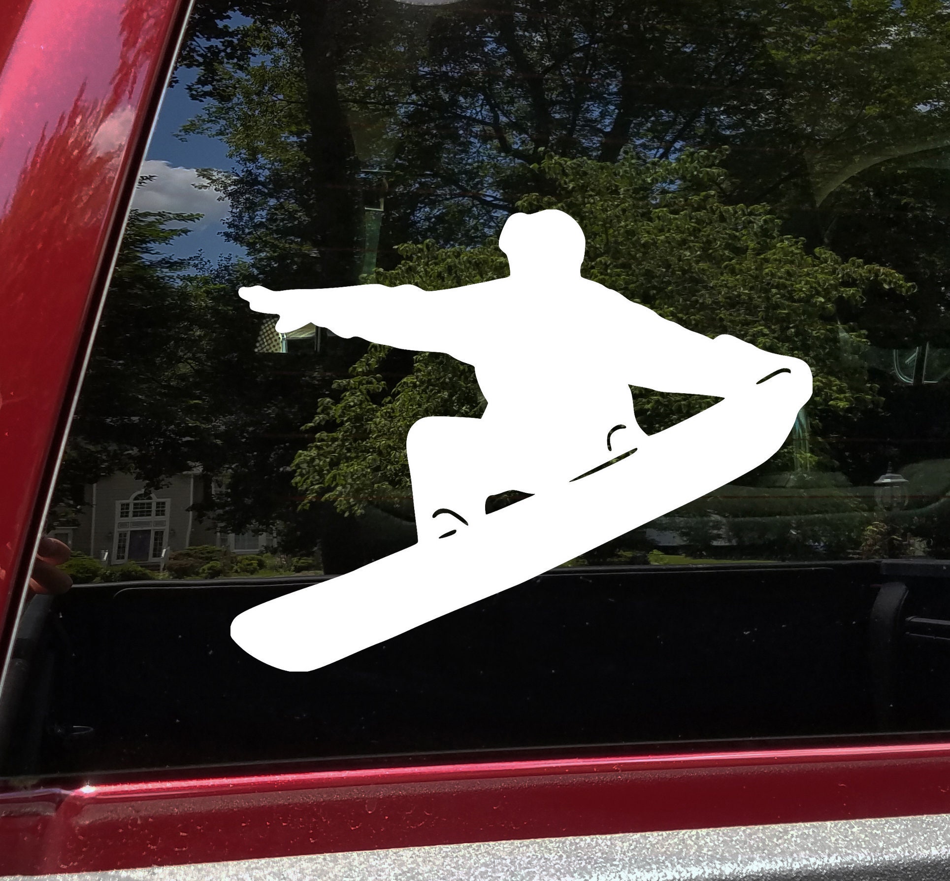 Snowboarder Vinyl Decal Winter Sport Die Cut Sticker - Etsy