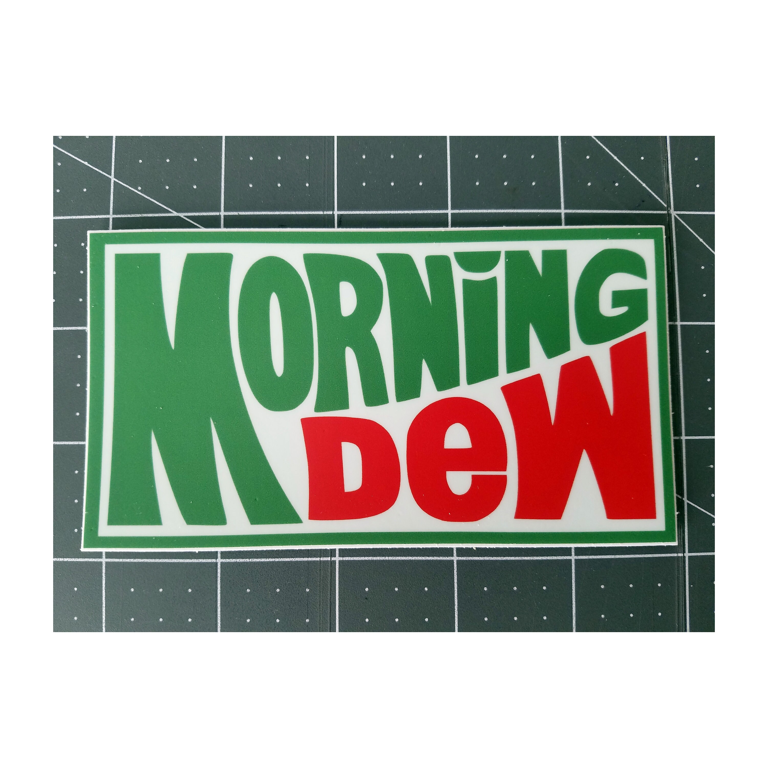3-pack Morning Dew 5 Die Cut Vinyl Decal Bumper Stickers - Etsy