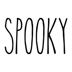 Spooky Rae Dunn Inspired Vinyl Sticker Halloween Farmhouse - Etsy