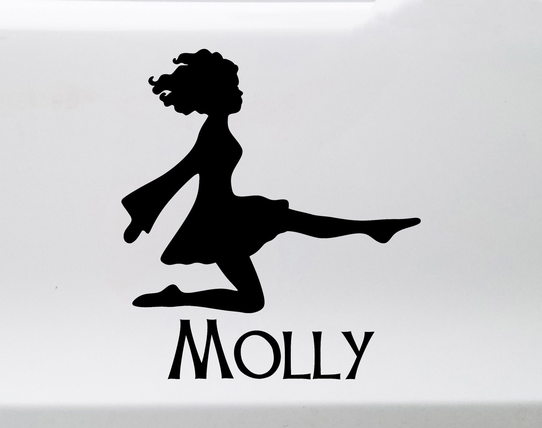 Irish Dancing Girl V2 With Personalized Name Vinyl Decal - Etsy