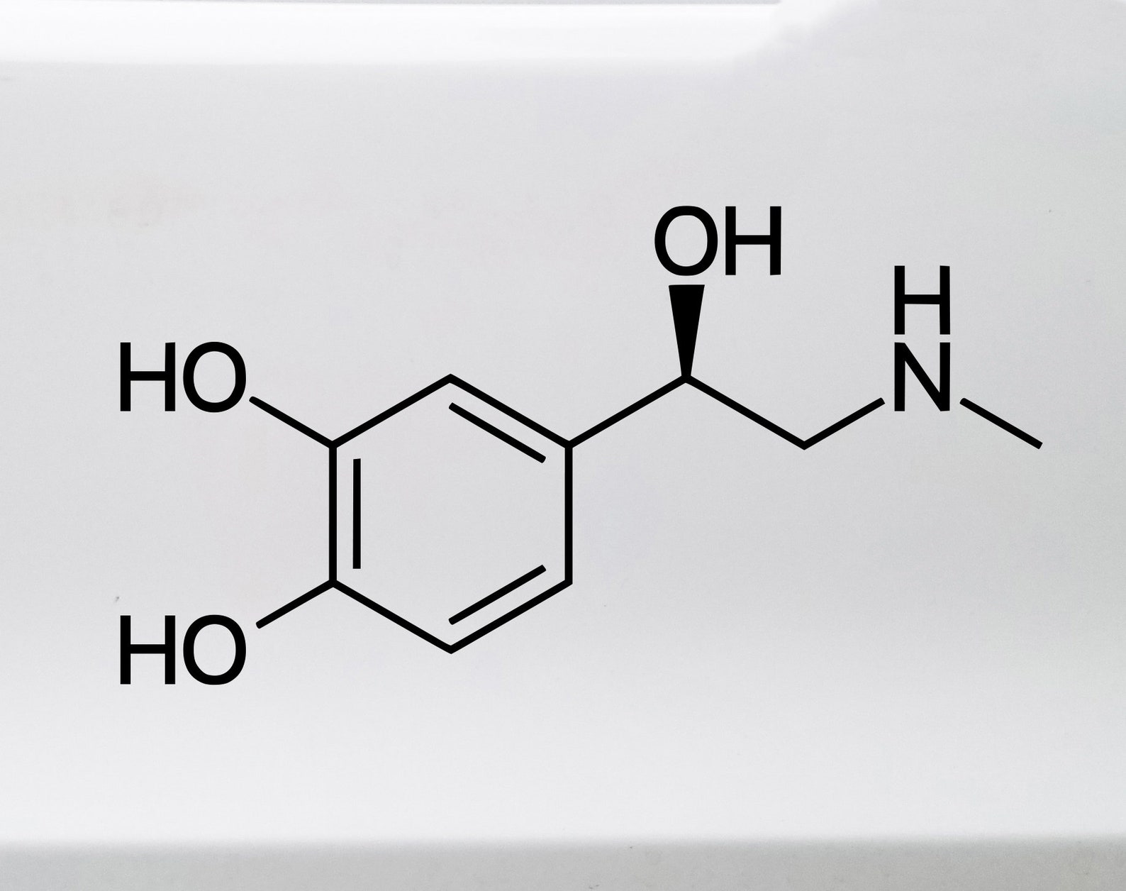 Adrenaline Chemical Compound Vinyl Decal Epinephrine Die | Etsy