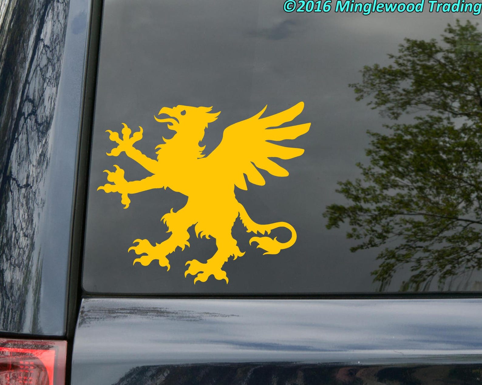 Heraldic Griffin Vinyl Decal V1 - Coat of Arms Heraldry Griffon Gryphon ...