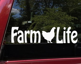 Support Your Local Farmer Decal, Tractor Sticker, Agricultural Decal ...