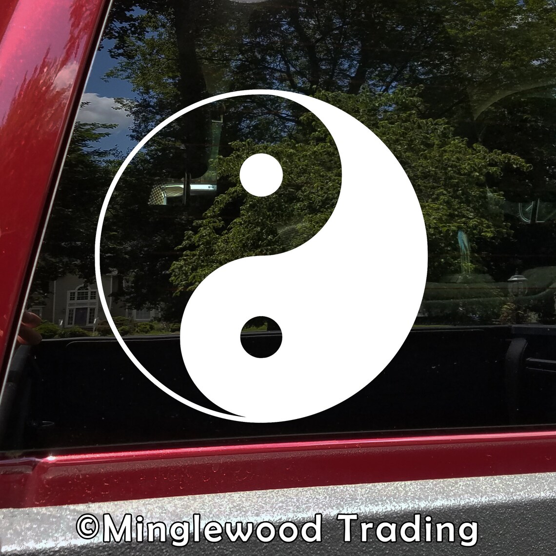 Yin Yang Vinyl Decal Sticker Yin and Yang Chinese - Etsy