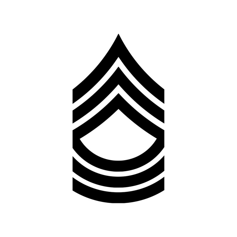 U S Army E8 MASTER SERGEANT Insignia Vinyl Decal Sticker Etsy U S Army E8 MASTER SERGEANT Insignia Vinyl Decal Sticker Etsy