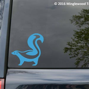 Skunk Vinyl Decal Sticker - Striped Stink Badger - Etsy