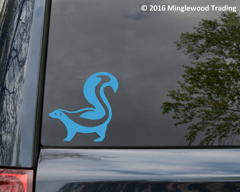 SKUNK Vinyl Decal Sticker Striped Stink Badger - Etsy