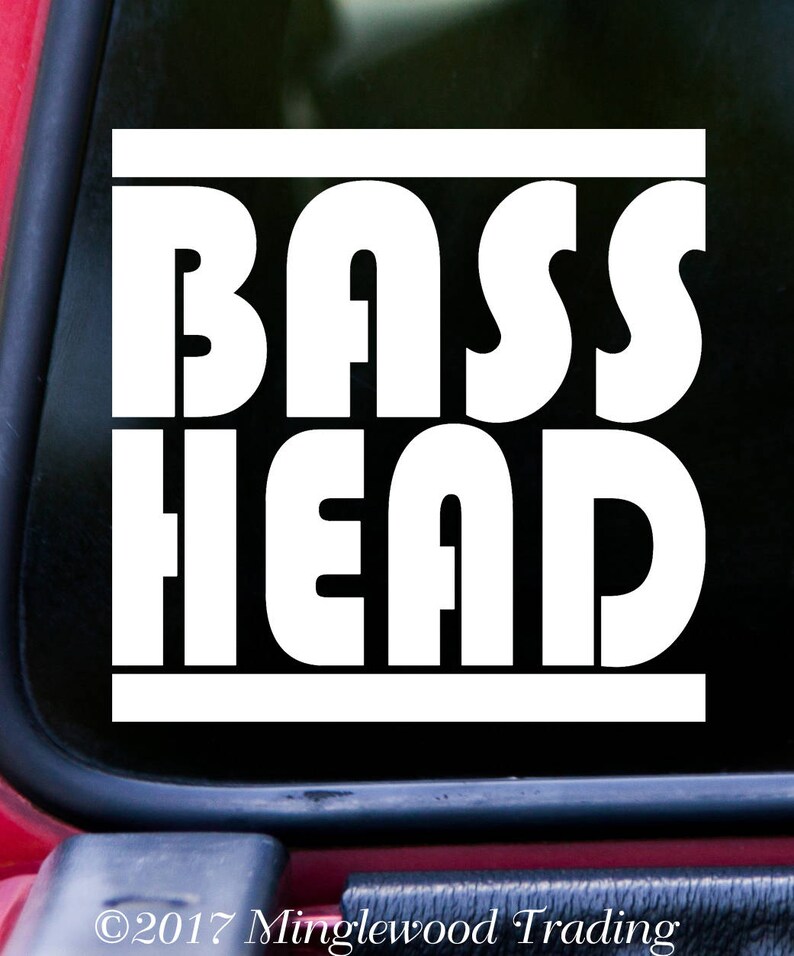 BASS HEAD V1 Vinyl Decal Sticker EDM Music Basshead - Etsy