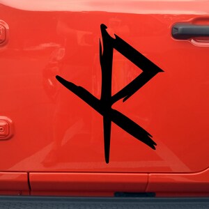 Safe Travels Bind Rune Vinyl Decal V2 - Viking Symbol Bindrune - Die Cut Sticker - Etsy