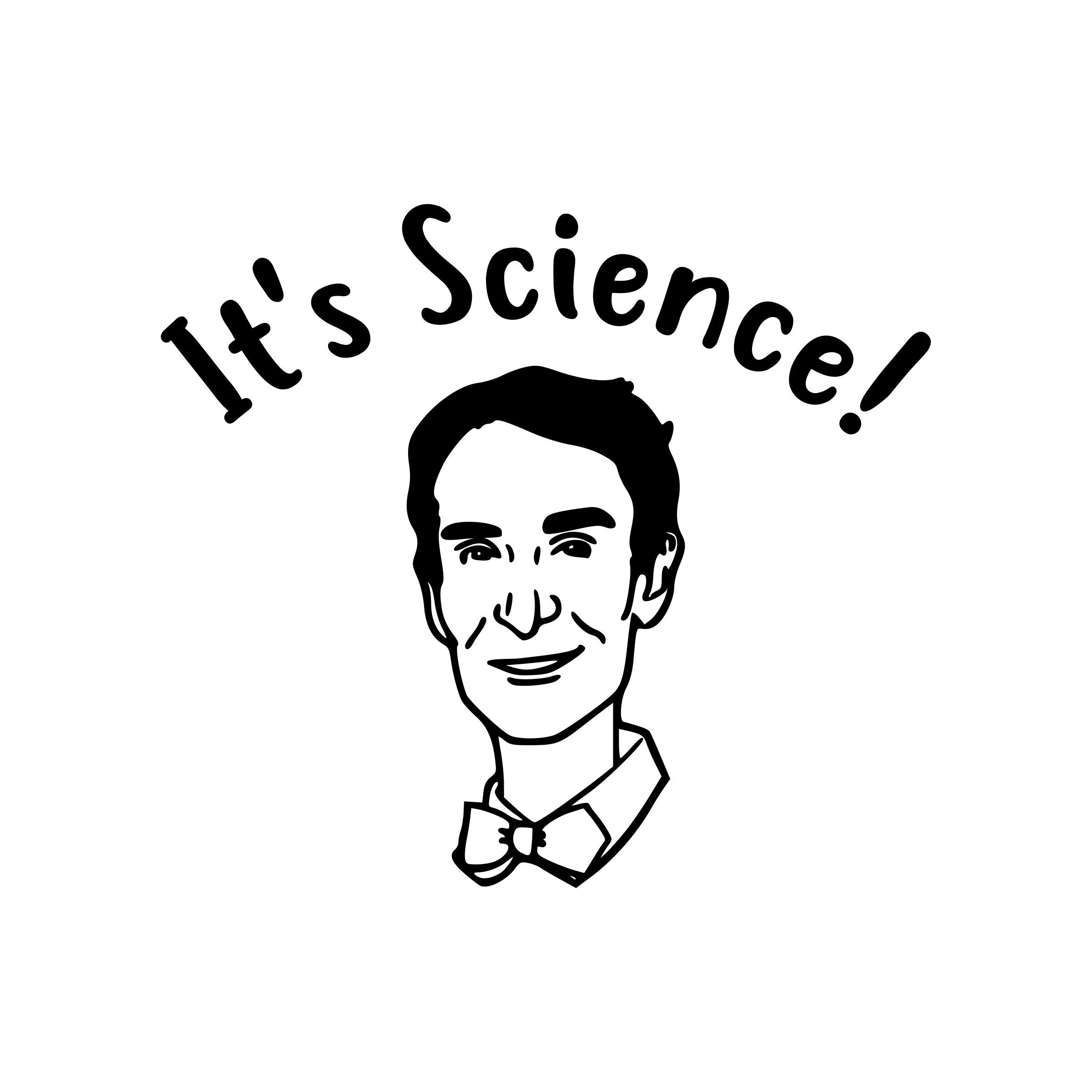 It's Science Vinyl Decal Sticker Scientist Bowtie - Etsy