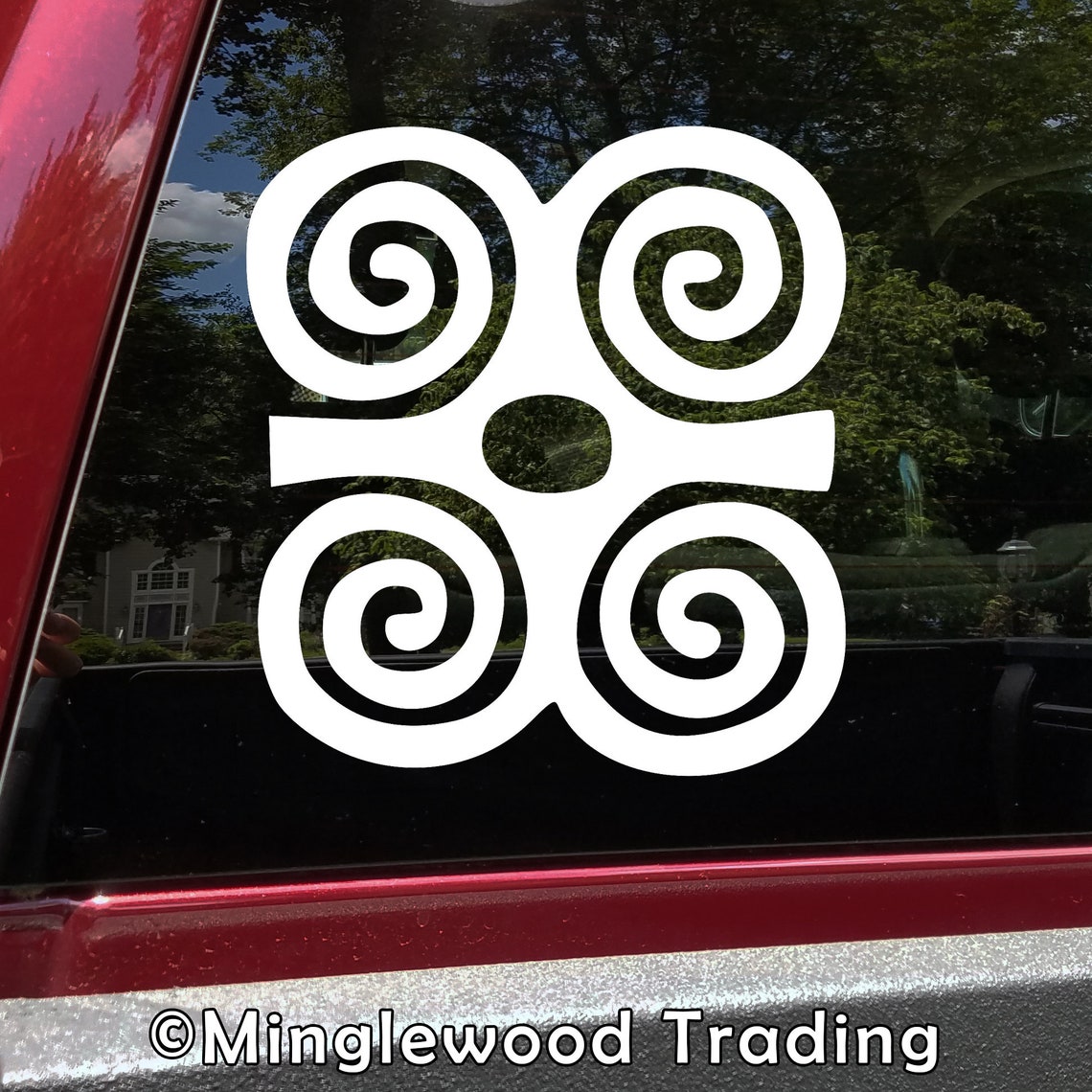 Dwennimmen Vinyl Sticker Adinkra Strength Wisdom Symbol - Etsy