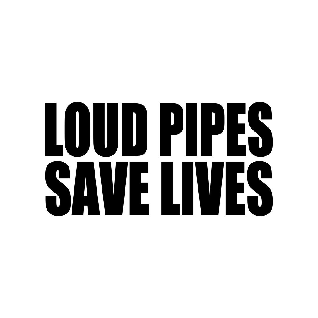 LOUD PIPES Save LIVES Vinyl Decal Sticker Motorcycle Biker - Etsy