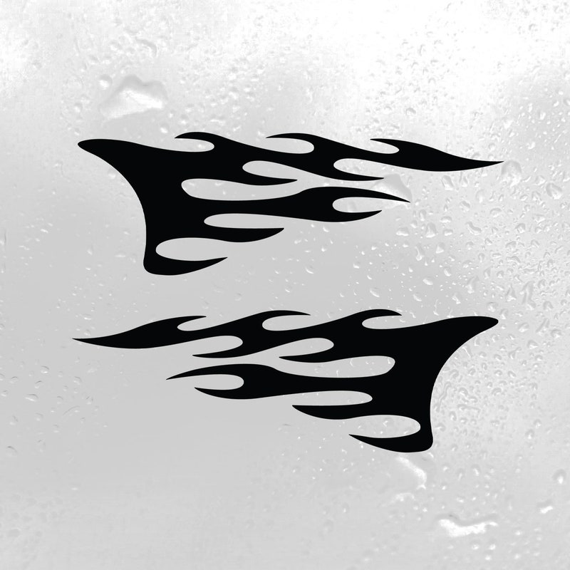 Flame Decals - Etsy