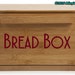 Bread Box V4 Vinyl Decal Sticker Kitchen Breadbox Bread Bin - Etsy