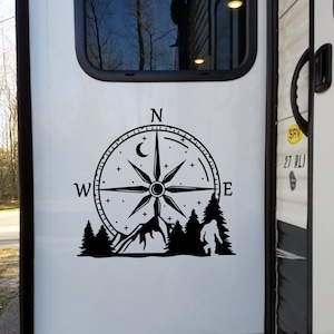 Compass Bigfoot Mountain Forest Scene V3 - Sasquatch Camping RV ...