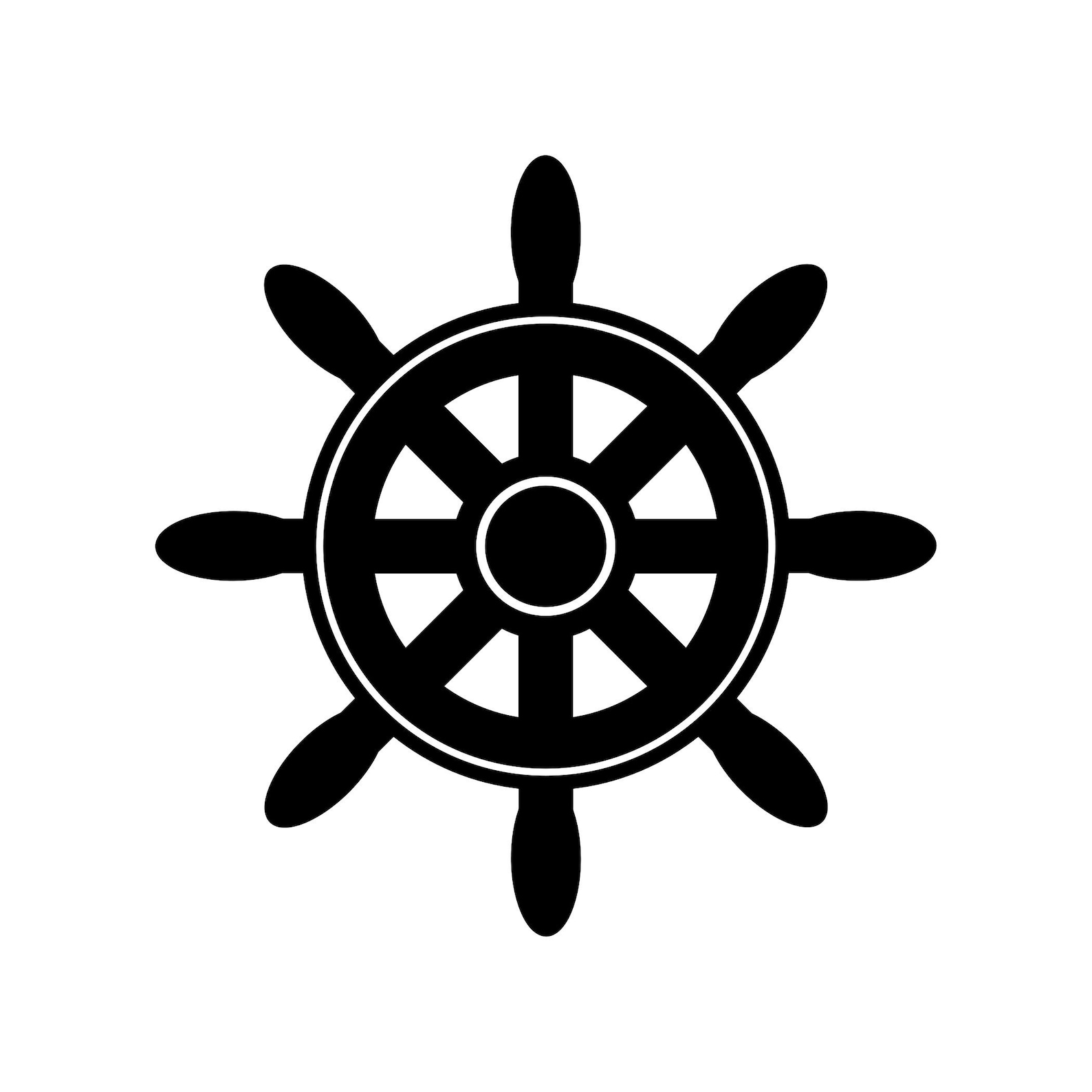 SHIP'S WHEEL Vinyl Decal Sticker Boat Helm Sailing - Etsy