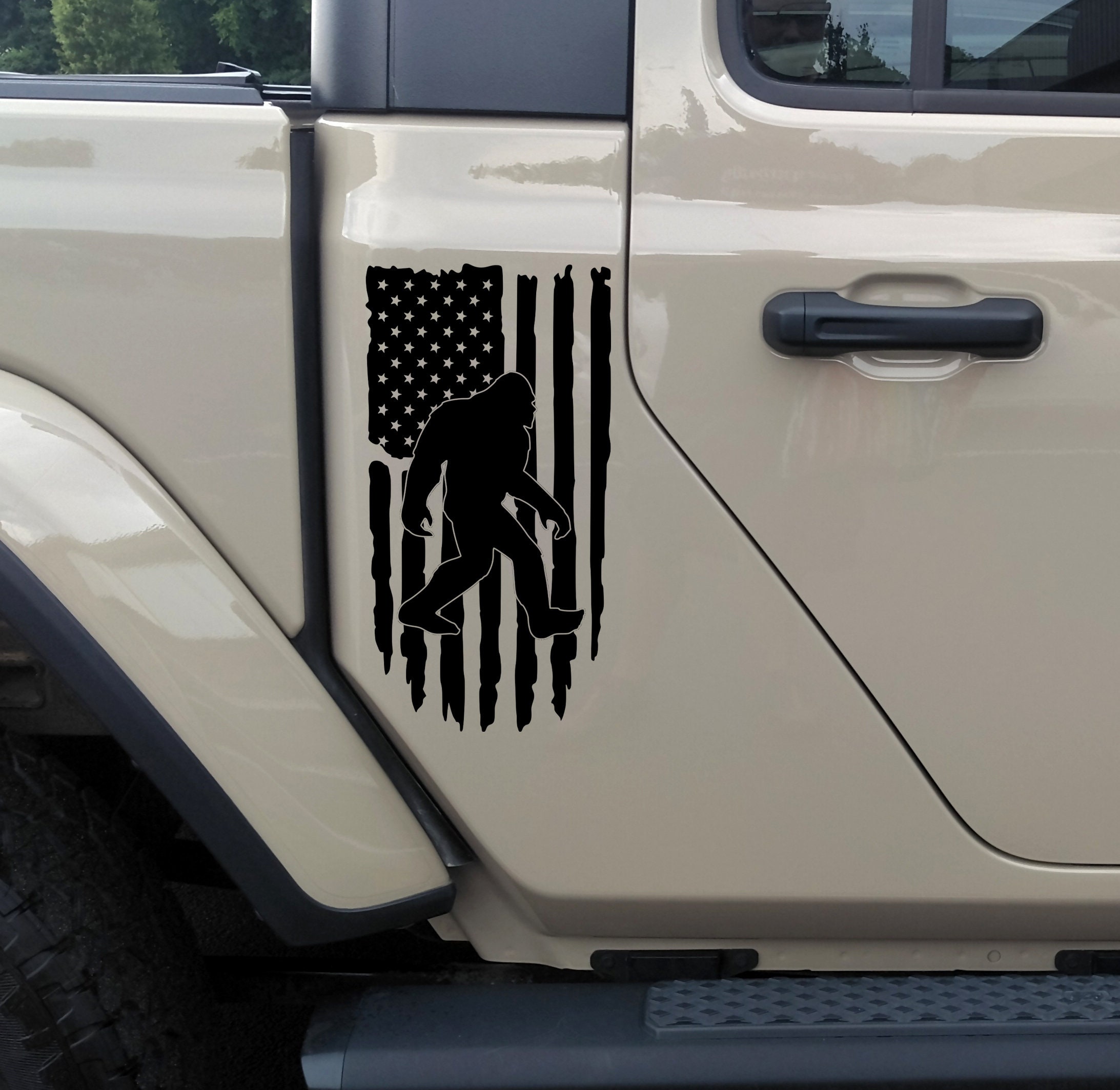 Bumper Stickers Paper & Party Supplies United States of Bigfoot Vinyl ...