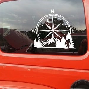 Compass Bigfoot Mountain Forest Scene V3 - Sasquatch Camping RV ...