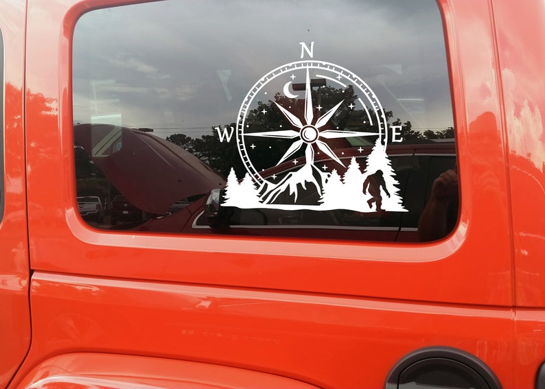Compass Bigfoot Mountain Forest Scene V3 - Sasquatch Camping RV ...