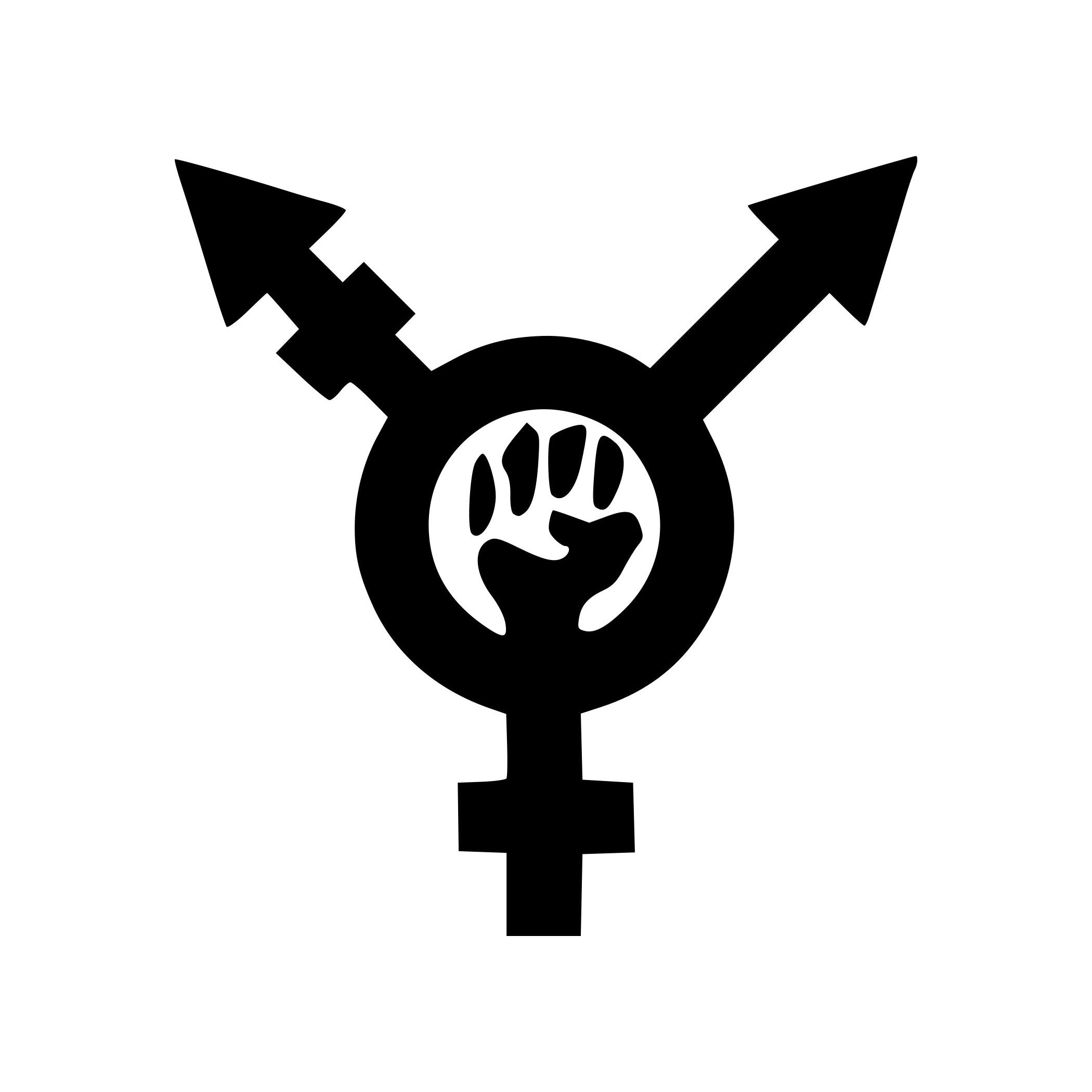 TRANSFEMINISM SYMBOL Vinyl Decal Sticker Gender Transgender | Etsy
