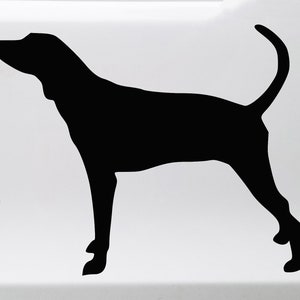 Plott Hound Vinyl Decal - Treeing Walker Hound Dog Puppy - Die Cut ...