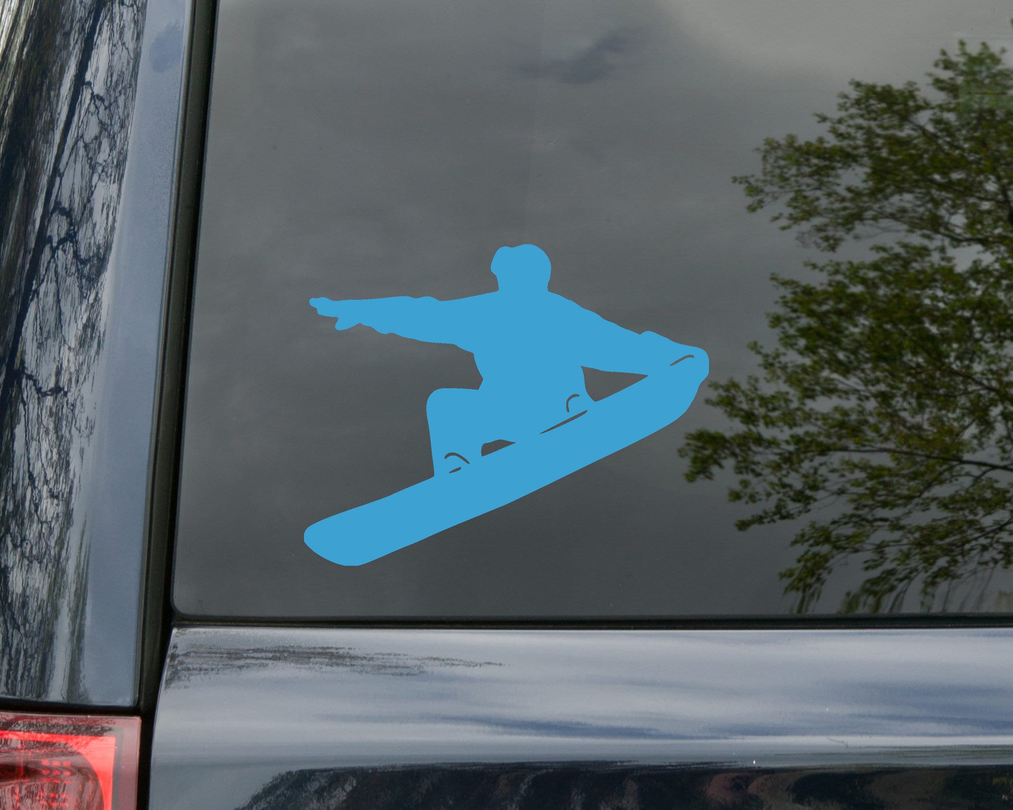 Snowboarder Vinyl Decal - Winter Sport - Die Cut Sticker Snurfer - Etsy