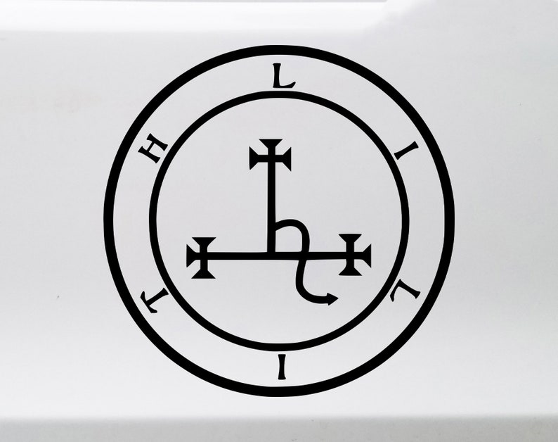 Sigil of Lilith Vinyl Decal V1 - Dark Moon Feminine Strength - Die Cut ...
