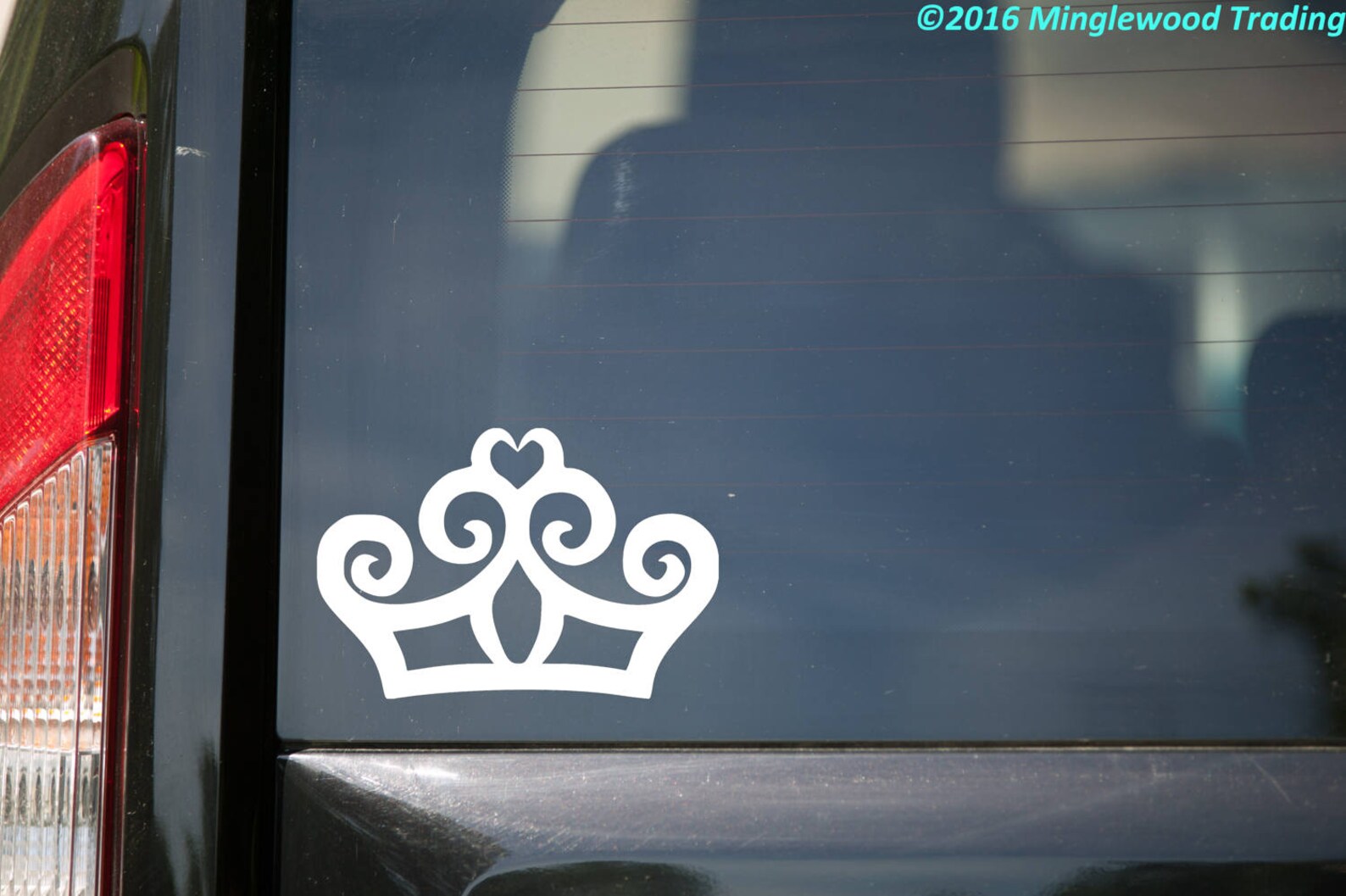 Tiara Princess Crown Vinyl Decal Sticker - Queen - Etsy