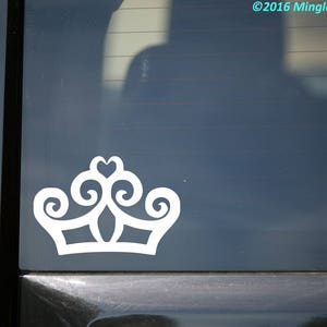 Tiara Princess Crown Vinyl Decal Sticker - Queen - Etsy