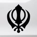 Khandra Sikh Symbol Vinyl Decal Chakkar Sikhism Die Cut Sticker - Etsy