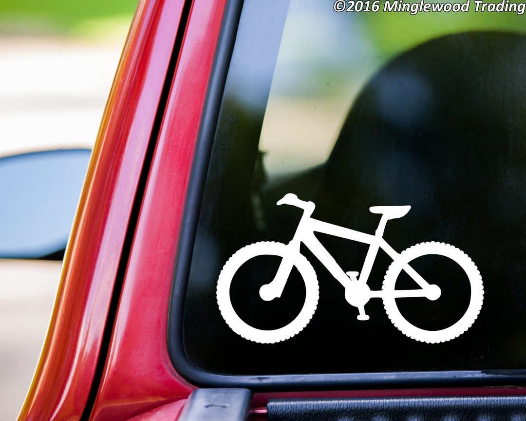 Mountain Bike Custom Vinyl Decal Sticker Biking BMX Bicycle 20 Color ...