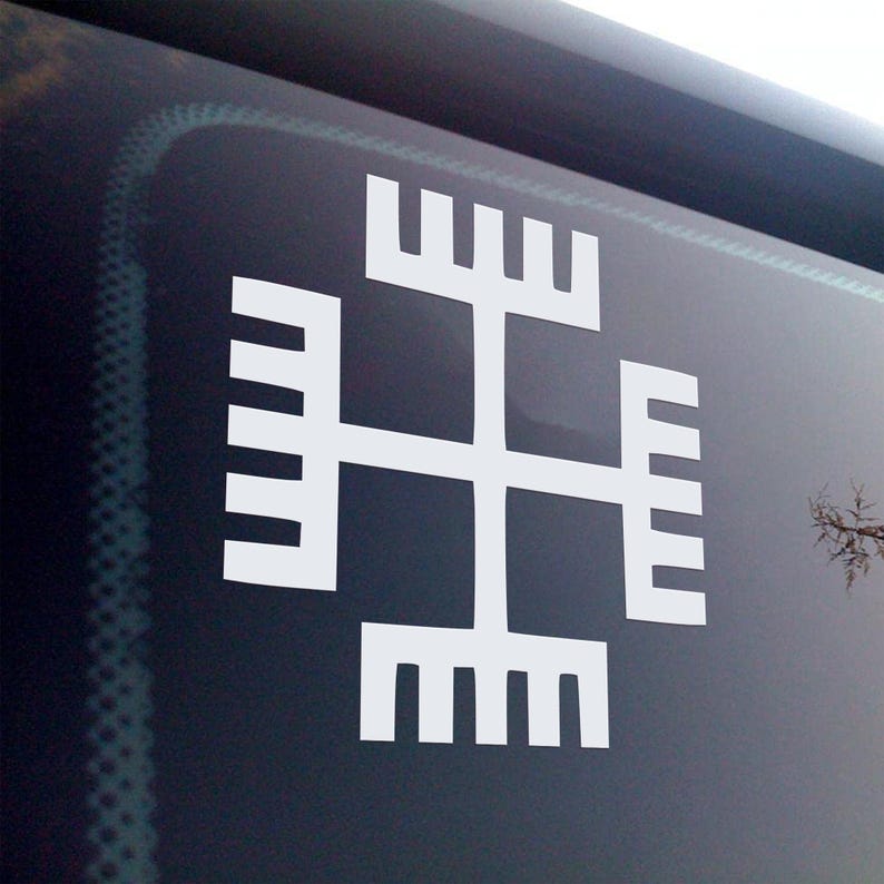 Hands of God Vinyl Decal – Slavic Pagan Solar Cross Sticker – Rece Boga ...