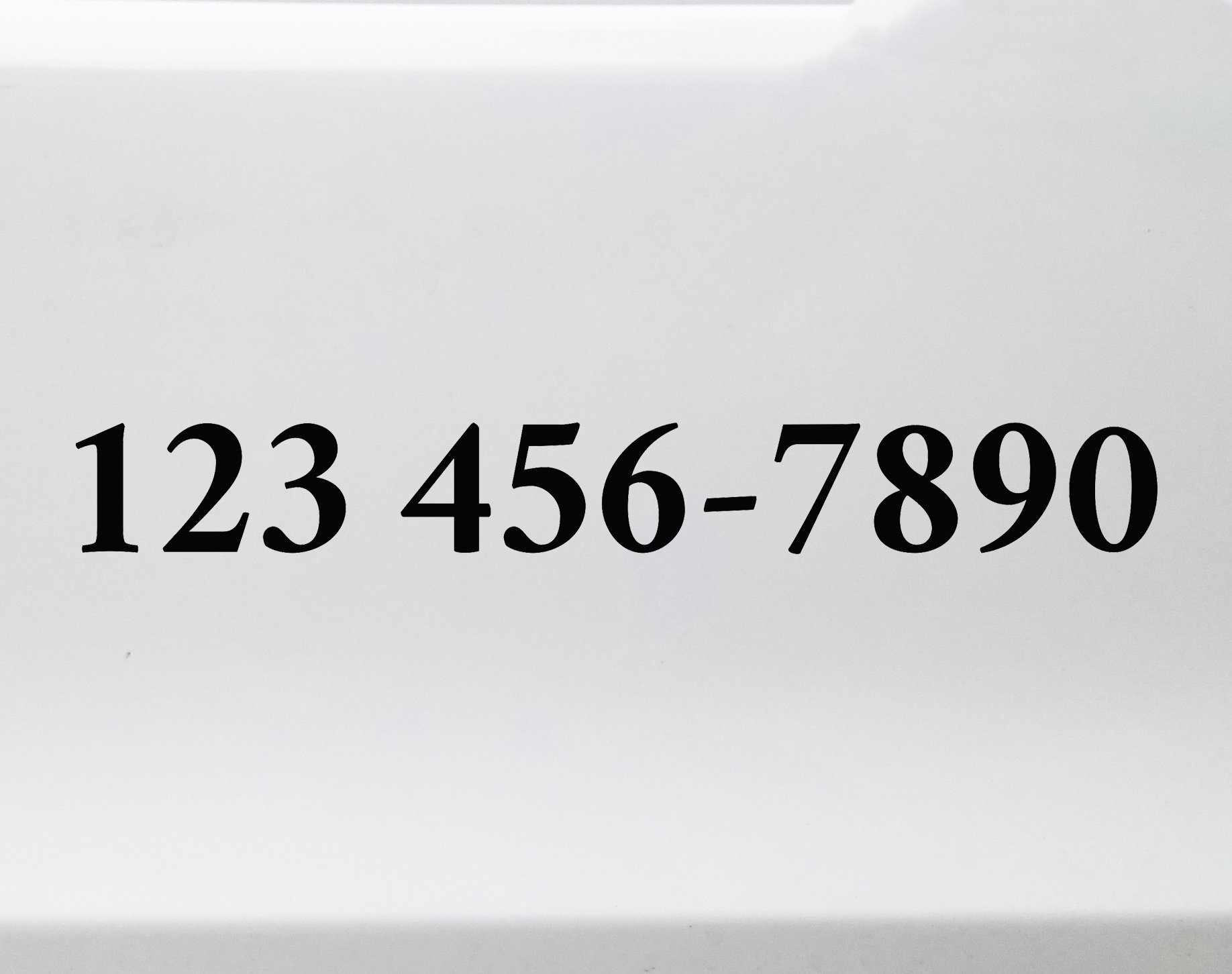 2-pack Phone Number Vinyl Numbers Storefront Business Window | Etsy