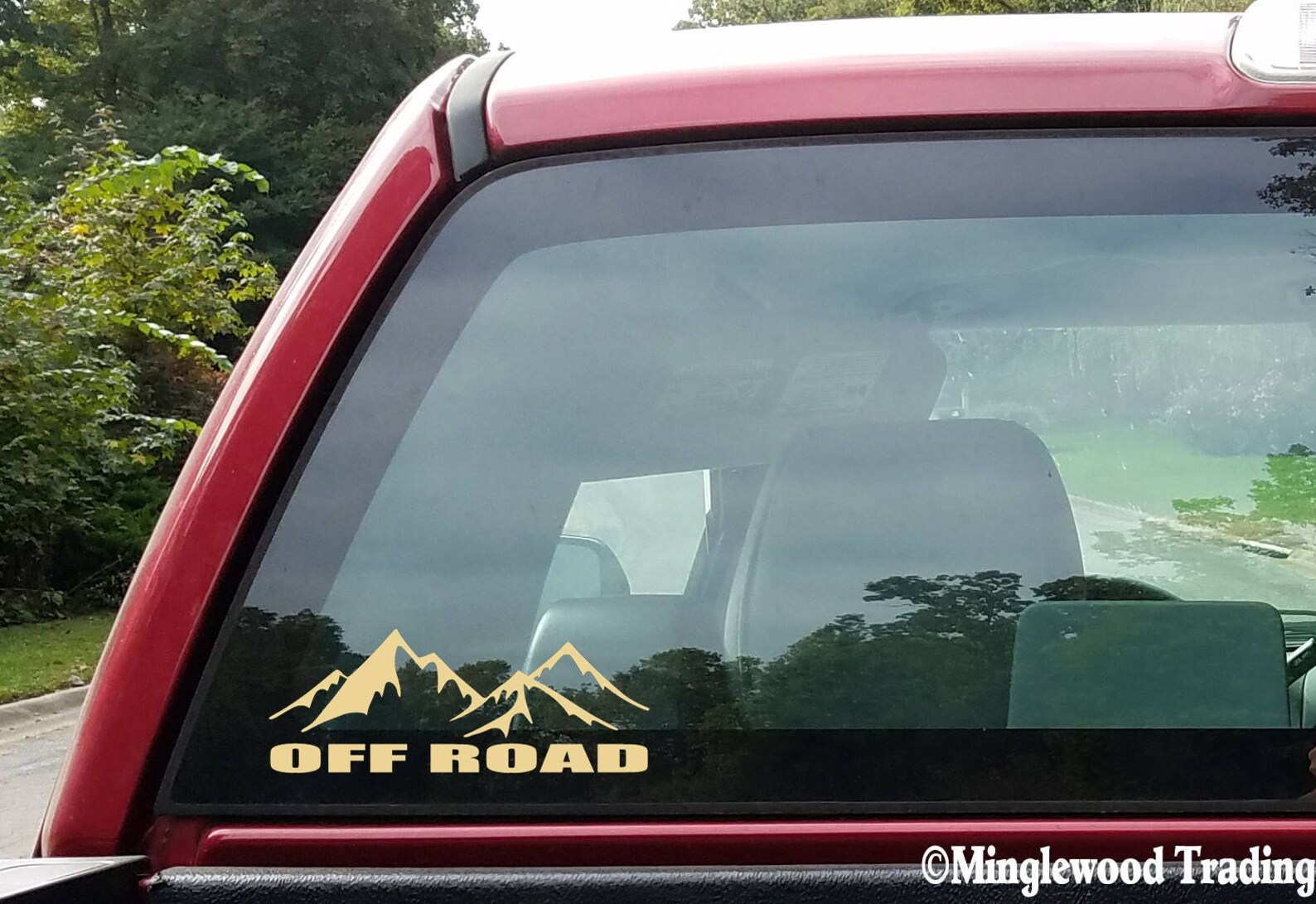 Off Road Vinyl Decal Sticker 4X4 4WD Mountains Truck - Etsy