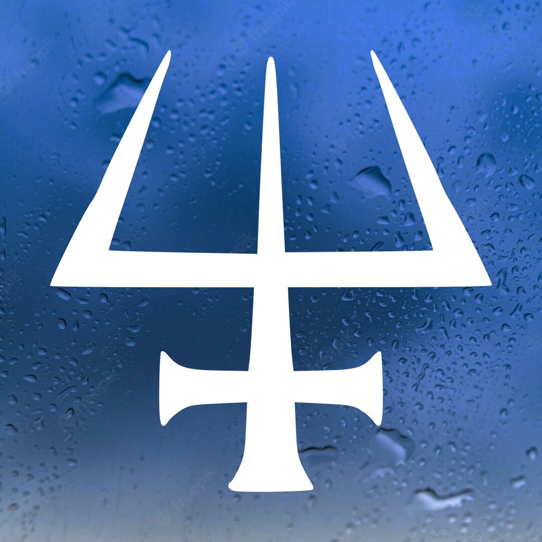 Essence Symbol Vinyl Decal - Alchemy Spiritus Lucifer's Cross - Die Cut ...