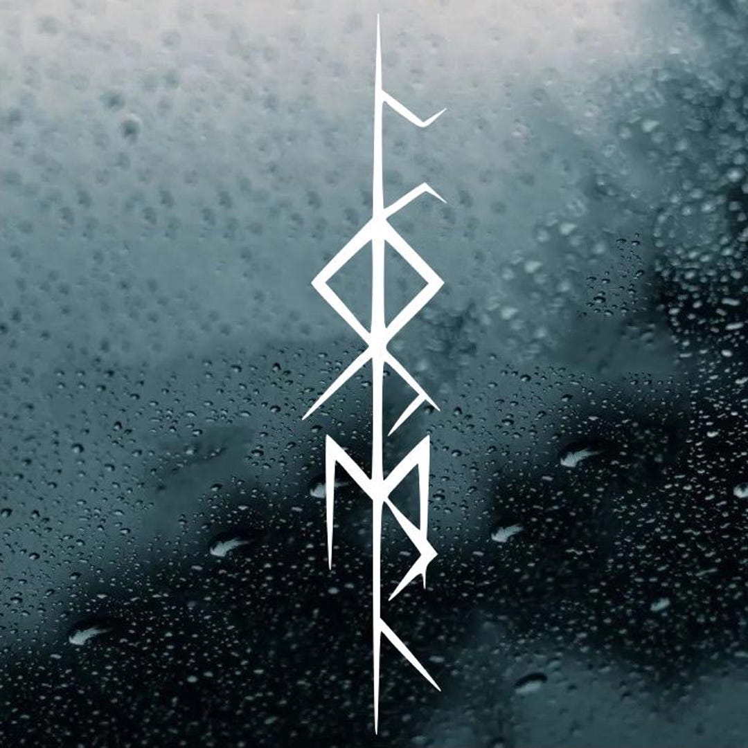 Power Bind Rune Vinyl Decal Viking Bindrune Norse Mythology Die Cut Sticker - Etsy