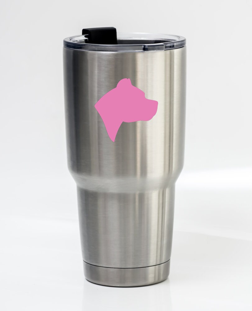 PIT BULL HEAD Vinyl Decal Sticker Dog Profile Silhouette - Etsy