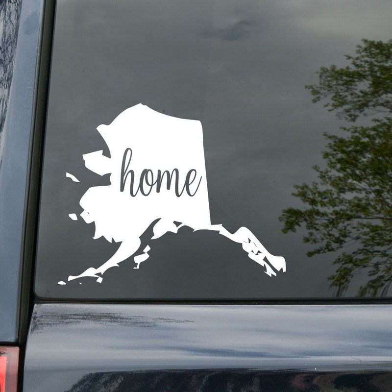 Alaska Car Decal - Etsy