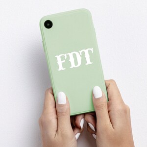 FDT Vinyl Decal Sticker V1 – Bold Protest Design – Waterproof Die-cut ...