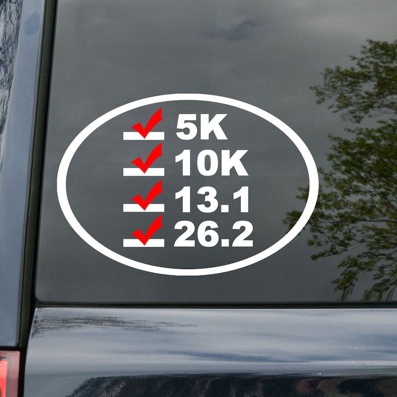 Marathon Sticker - Etsy