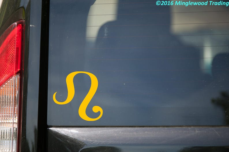 Leo Vinyl Decal Sticker - Astrology Zodiac Sign Fire the Lion - Etsy