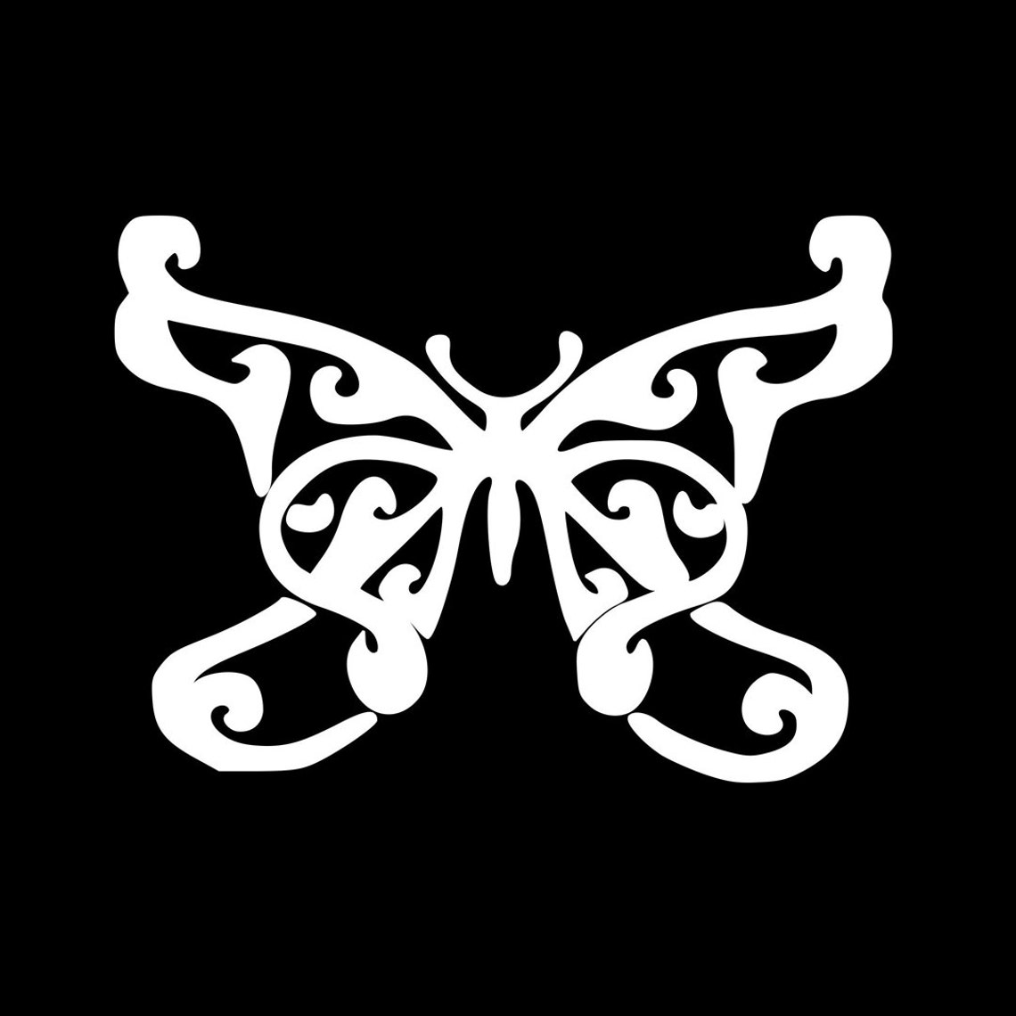 BUTTERFLY V1 Vinyl Decal Sticker Skipper Moth Tattoo | Etsy