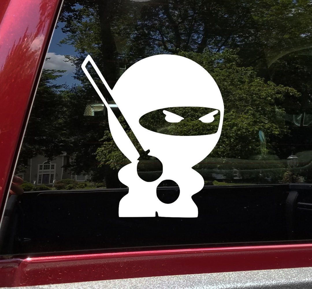 Ninja Vinyl Decal - Shinobi Warrior Japan Ninjato Ninjaken - Die Cut ...