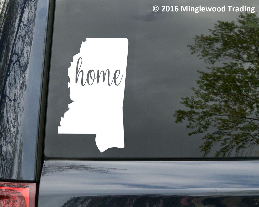Mississippi Vinyl Decal Sticker - MS Home State - Etsy