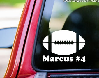 High School Football Car Decal - Etsy